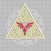 Zelda Machine Embroidery Design - Celtic Triforce 4x4 - Etsy