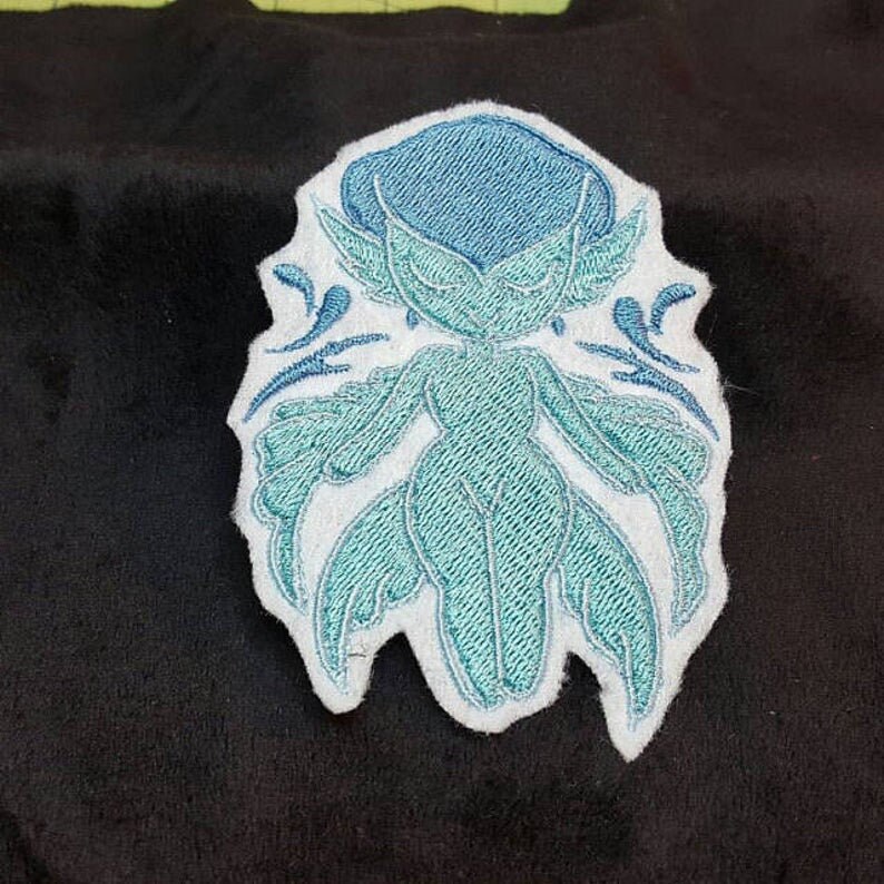 Zelda Machine Embroidery Design Zora 4x4 - Etsy