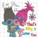 Trolls Machine Embroidery Design - True Colors 4x4 - Etsy