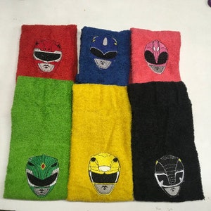 Power Rangers Embroidery Designs 4x4 and 5x5 PES Format - Etsy
