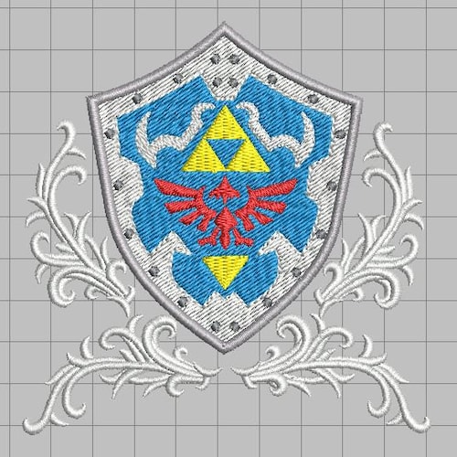 Zelda Machine Embroidery Design Embellished Spirit - Etsy