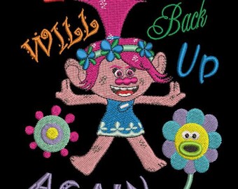 Trolls Machine Embroidery Design Group 5x7 | Etsy UK