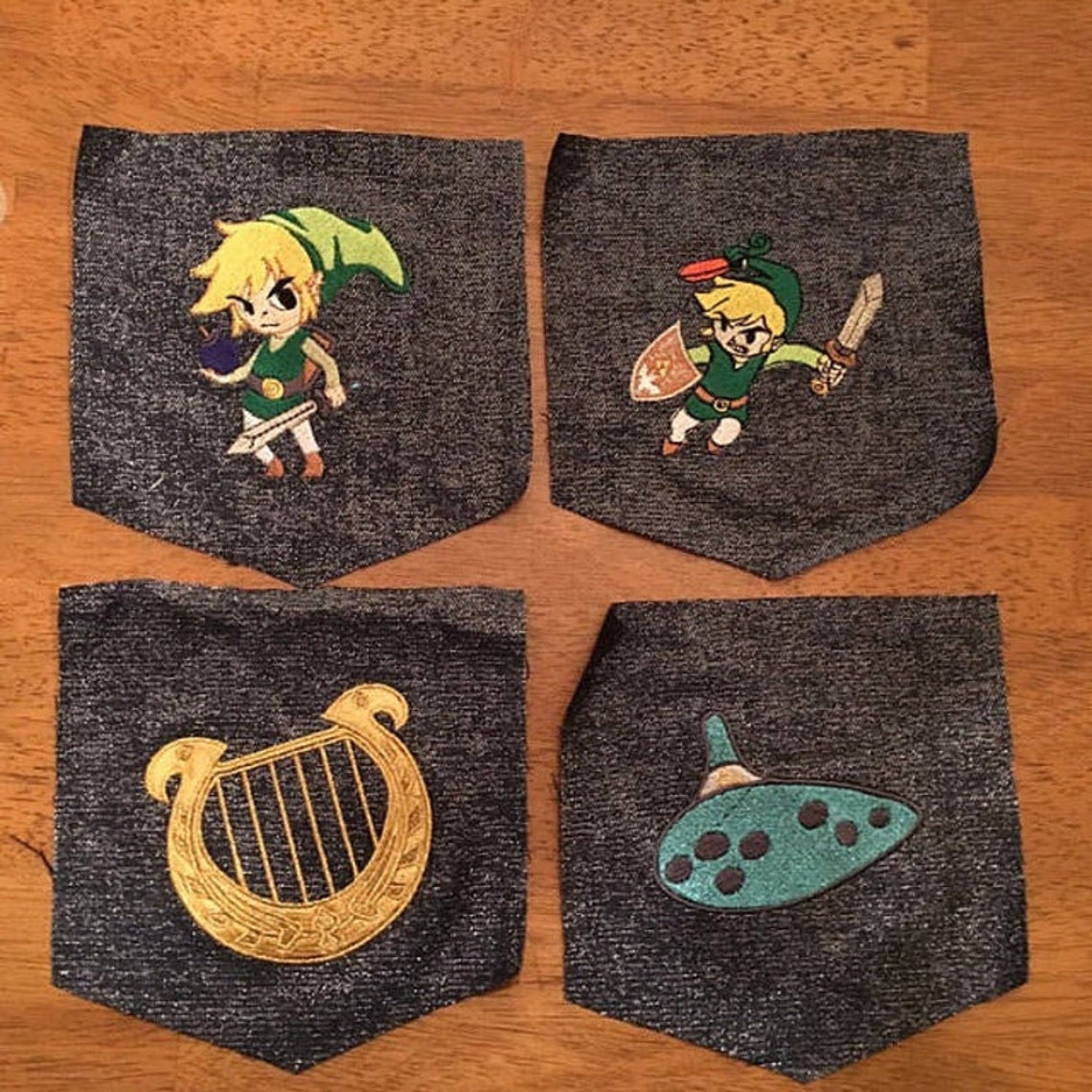 Zelda Machine Embroidery Design Minish Cap Link 4x4 - Etsy