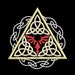 Zelda Machine Embroidery Design - Celtic Triforce 4x4 - Etsy