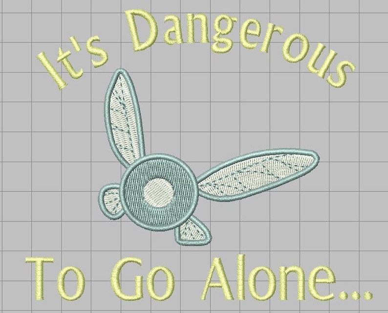 Zelda Machine Embroidery Design Navi Fairy 5x4 | Etsy