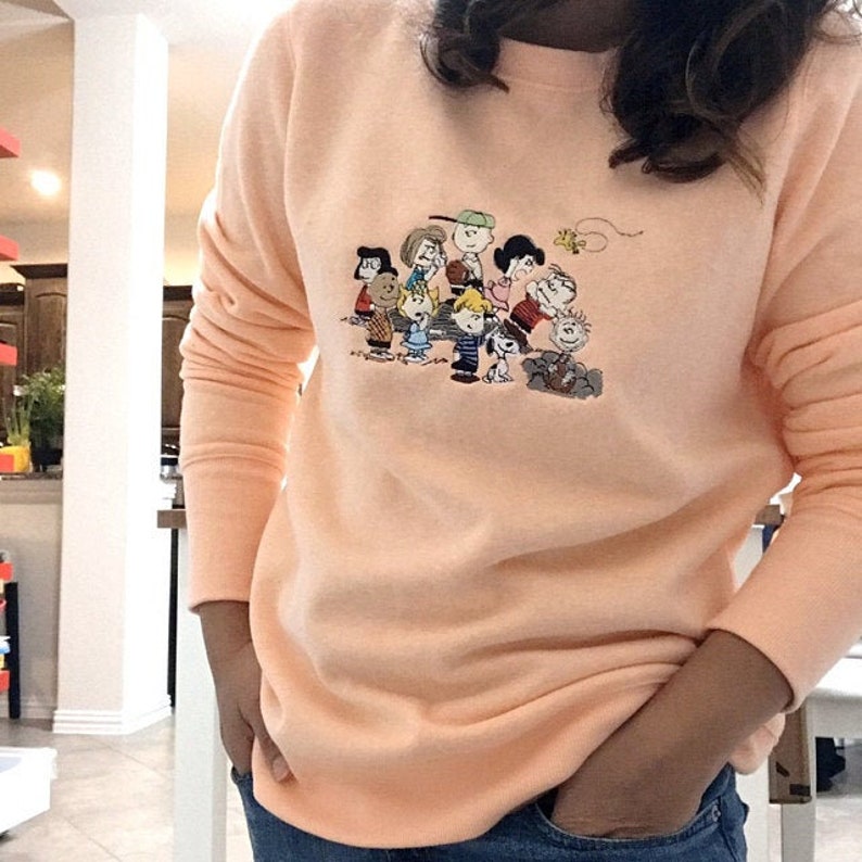 Peanuts Machine Embroidery Design - Charlie Brown Baseball 5x7 - Etsy