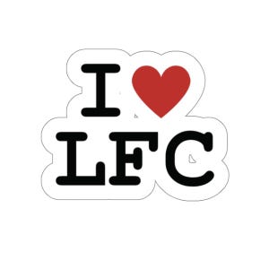 I Love LFC Sticker, Liverpool Football Sticker, Soccer Sticker ...