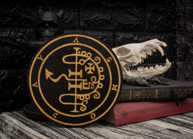 ASMODAY Asmodeus / Sydonay Wooden Altar Pentacle | Etsy