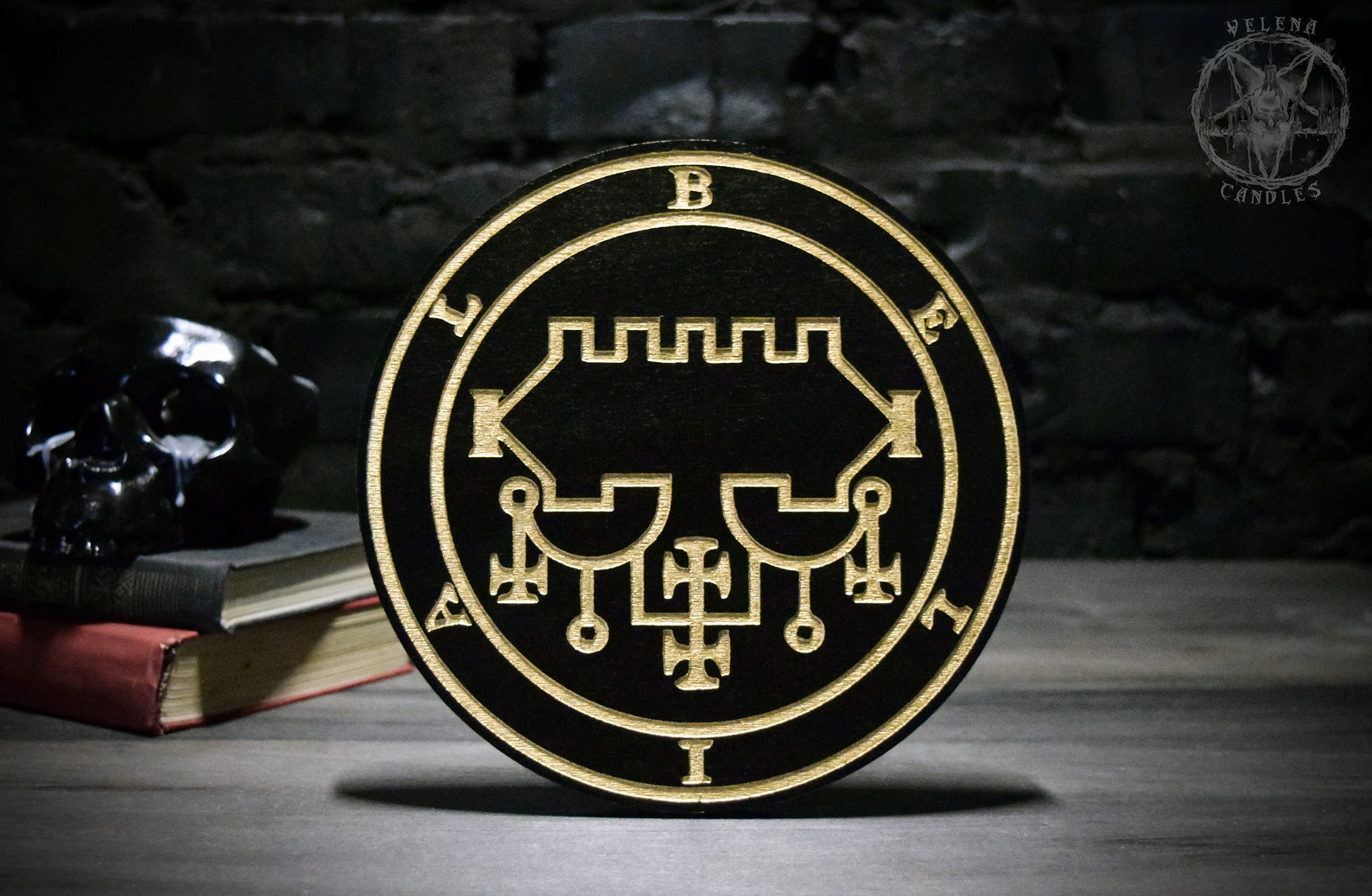 Sigil Belial, Demon Ars Goetia Wooden Altar Pentacle - Etsy