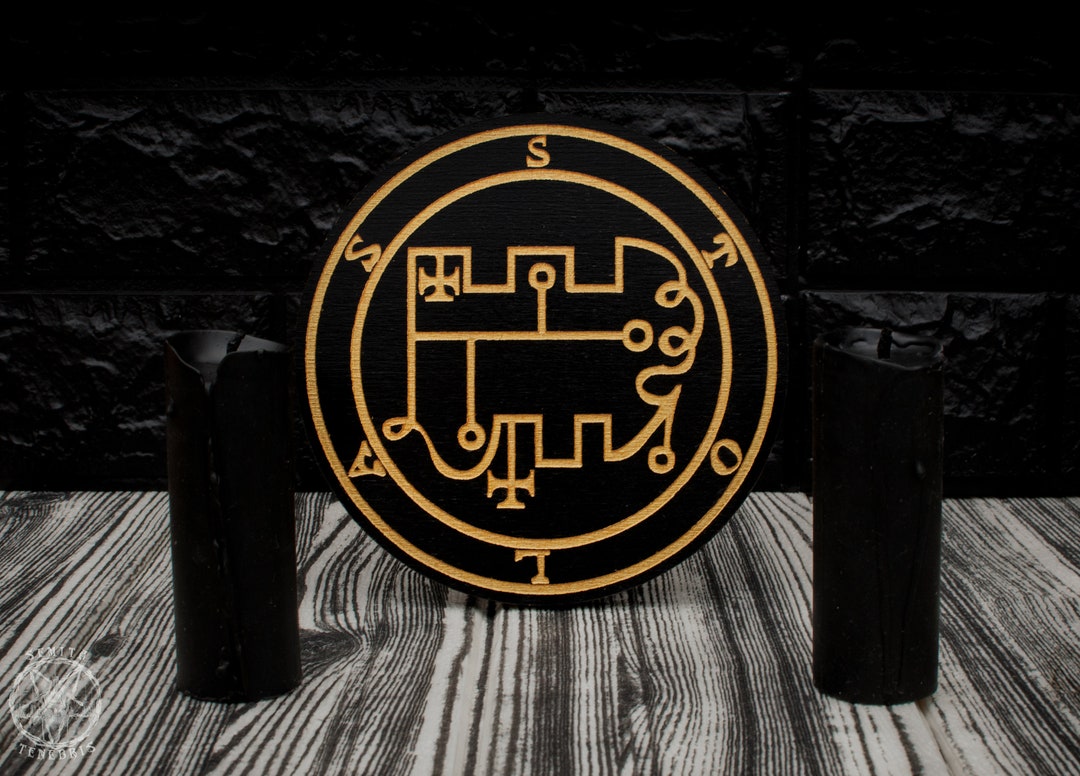 STOLAS (STOMAS) - Wooden Altar Pentacle - Etsy