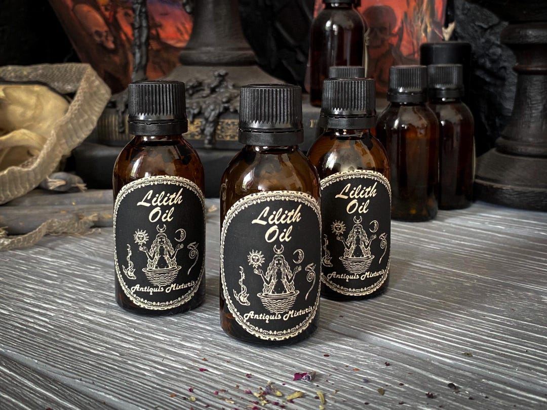 Lilith Ritual Oil | Witchcraft Anointing Oil for Dark Goddess Magic ...