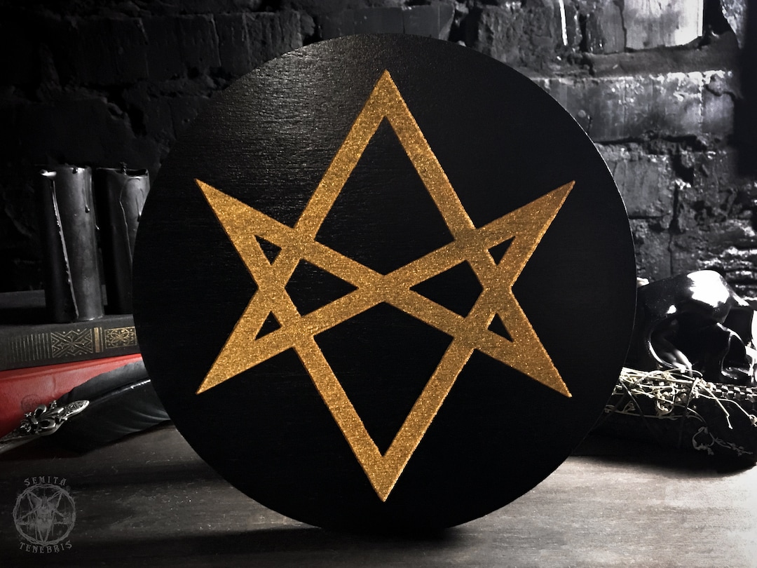 Thelema - Wooden Altar Pentacle - Etsy