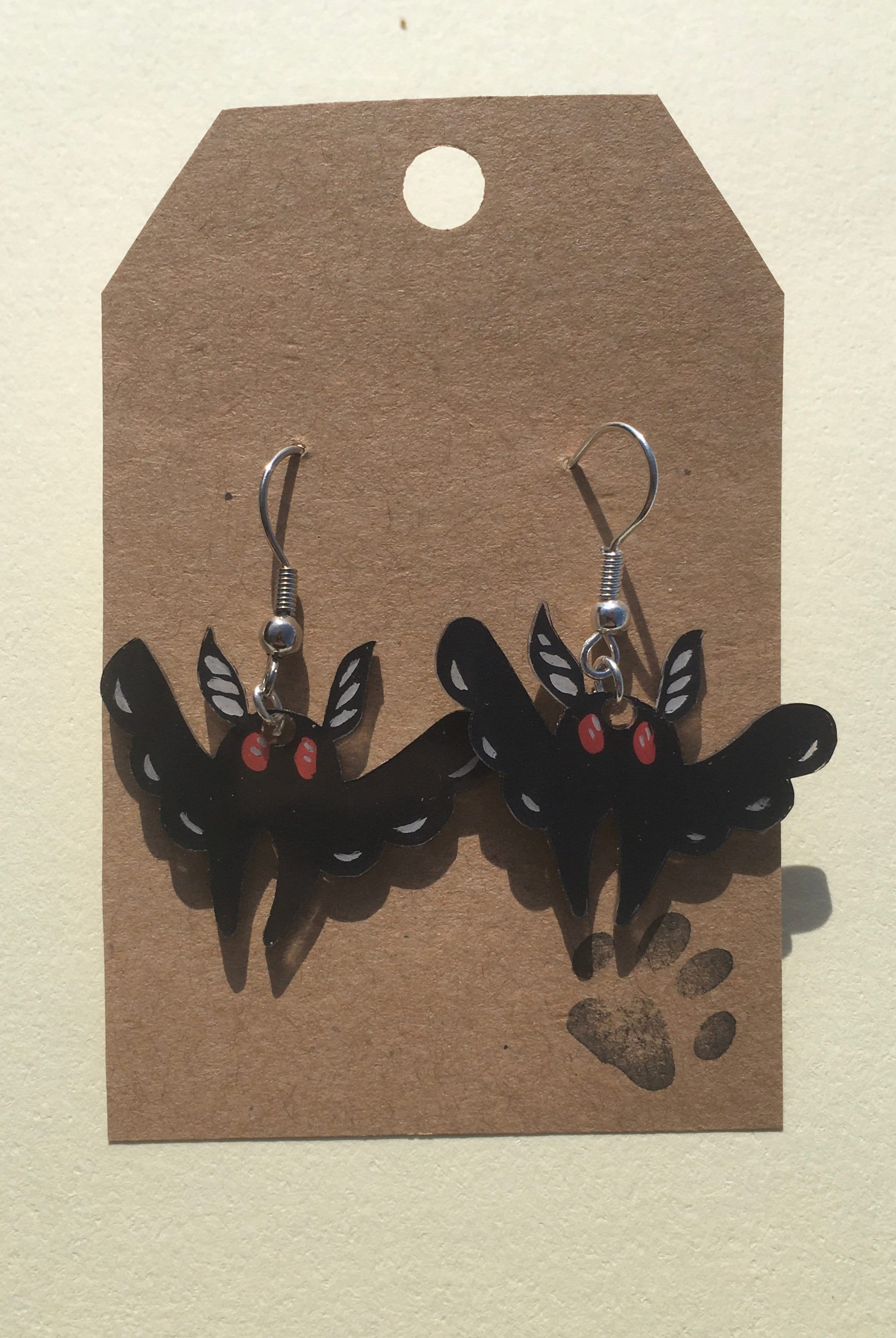 Mothman Earrings | Etsy