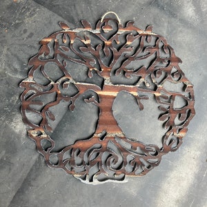 TREE OF LIFE Reclaimed Tin Sign - Etsy