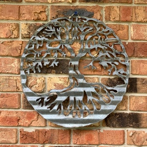 TREE OF LIFE Reclaimed Tin Sign - Etsy