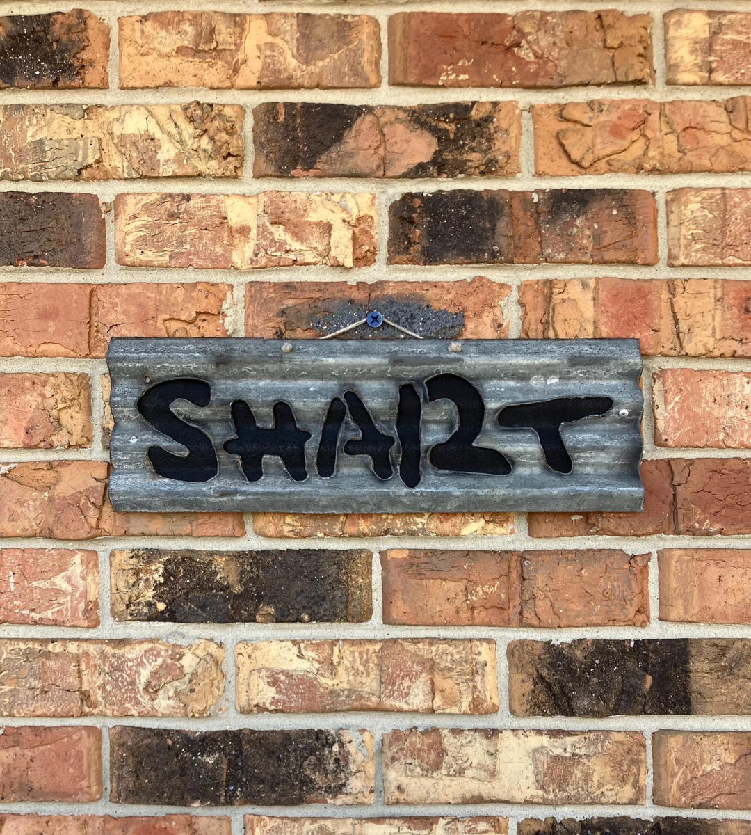SHART Reclaimed Tin Sign - Etsy