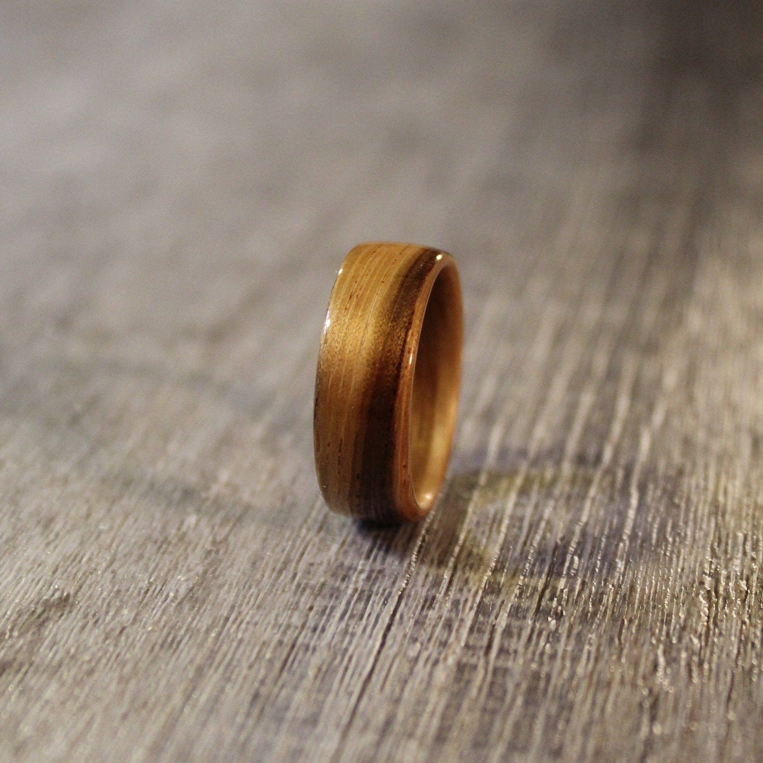 Zebrawood Wooden Ring Zebrawood Bentwood Ring Handcrafted | Etsy