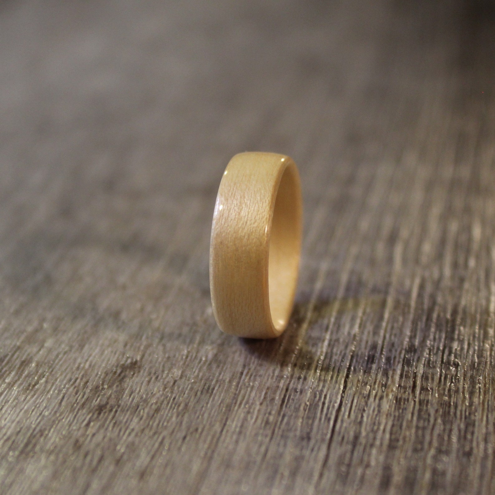 Maple Wooden Ring Maple Bentwood Ring Handcrafted Wood Ring - Etsy