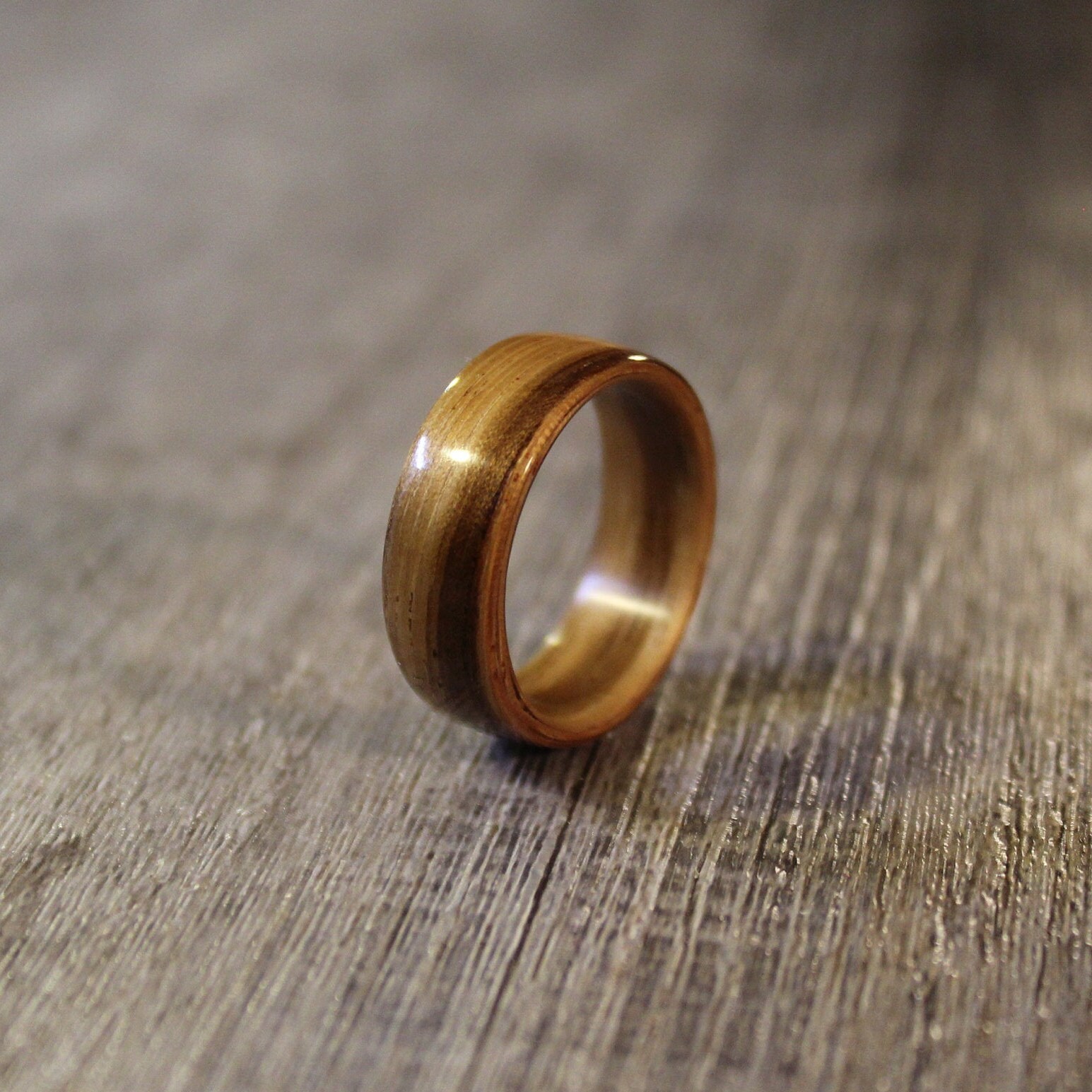 Zebrawood Wooden Ring Zebrawood Bentwood Ring Handcrafted | Etsy