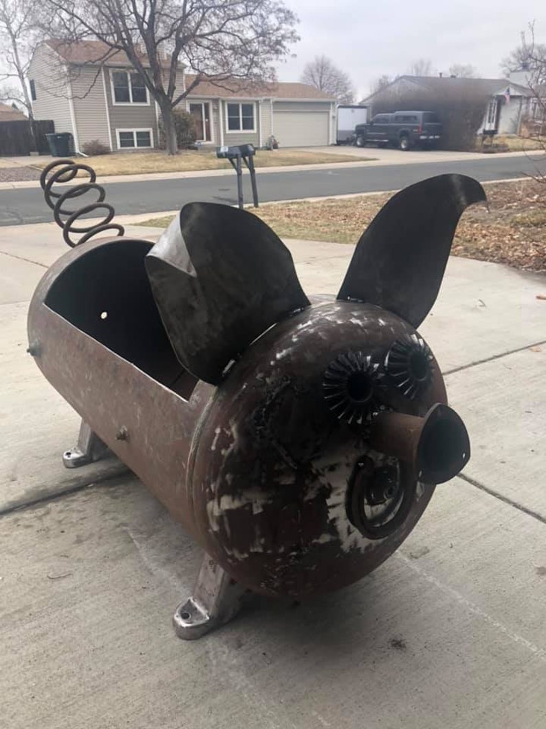 Rustic Fire Pig Fire Pit - Etsy