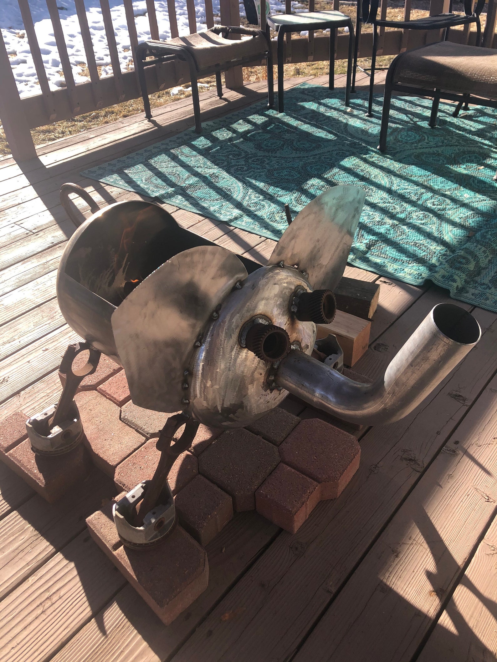 Fire-phant! Fire Pit Elephant Complete With Smoking Trunk - Etsy
