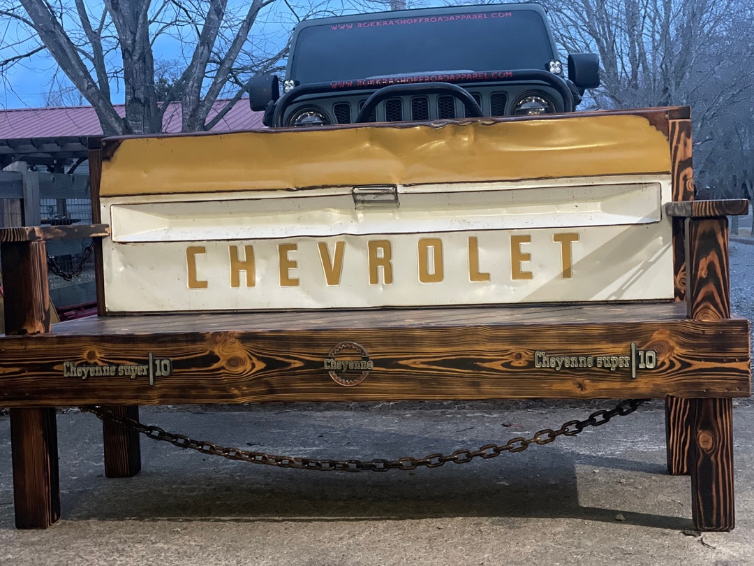 C10 Chevrolet Tailgate Bench - Etsy