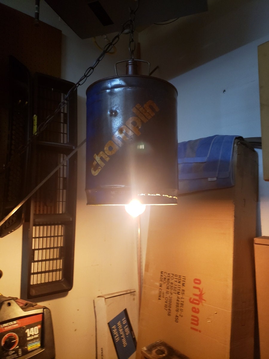 Vintage Oil Can Hanging Lights - Etsy