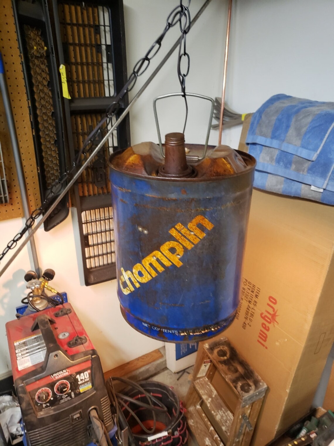 Vintage Oil Can Hanging Lights - Etsy