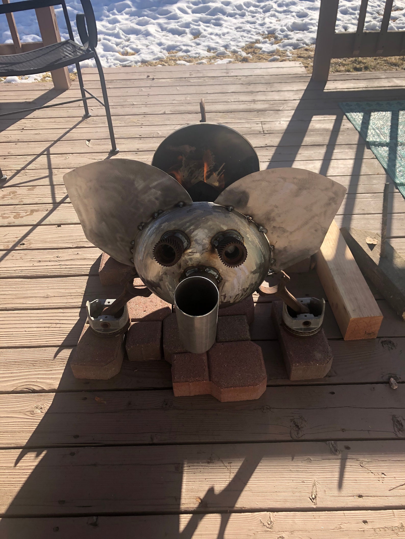 Fire-phant! Fire Pit Elephant Complete With Smoking Trunk - Etsy