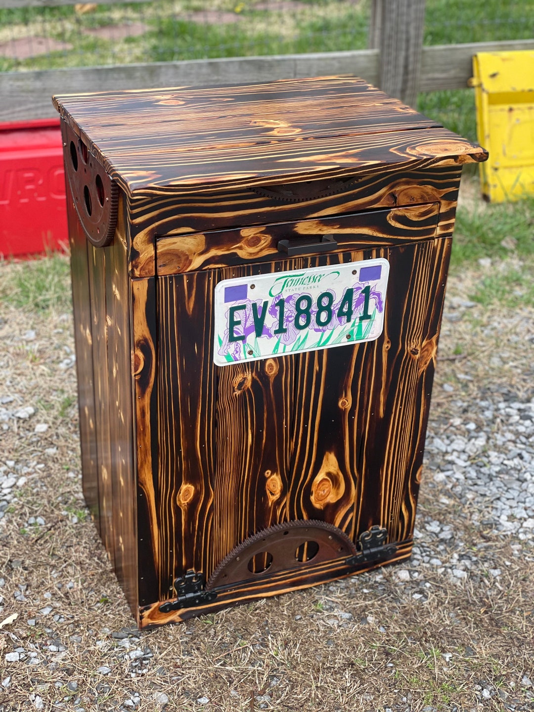 Custom Vintage Hot Rod Trash/garbage Bin - Etsy