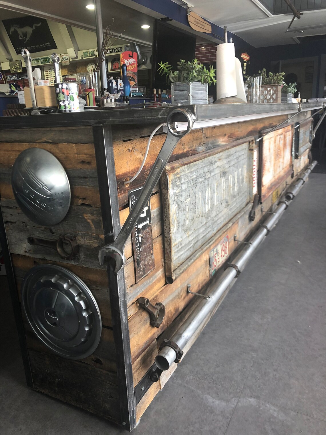 Custom Hot Rod Tailgate Bar - Etsy