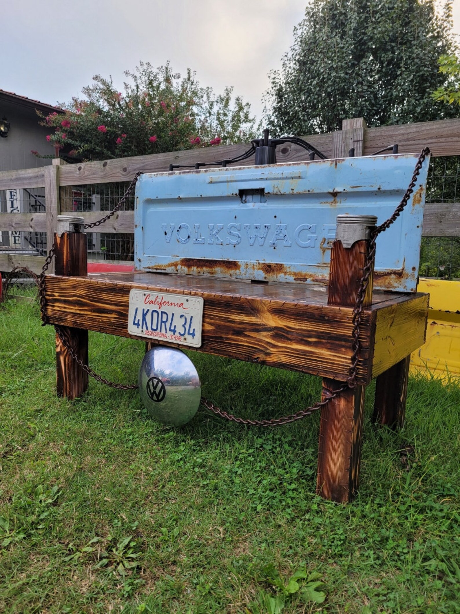 Volkswagen Tailgate Bench - Etsy