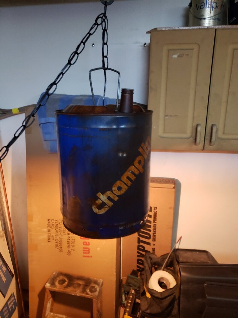 Vintage Oil Can Hanging Lights - Etsy