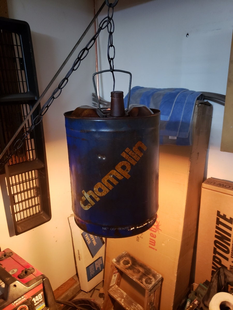 Vintage Oil Can Hanging Lights - Etsy