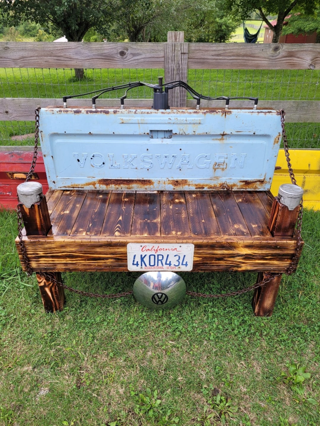 Volkswagen Tailgate Bench - Etsy