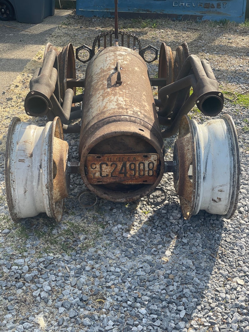Custom Rat Rod Firepit - Etsy