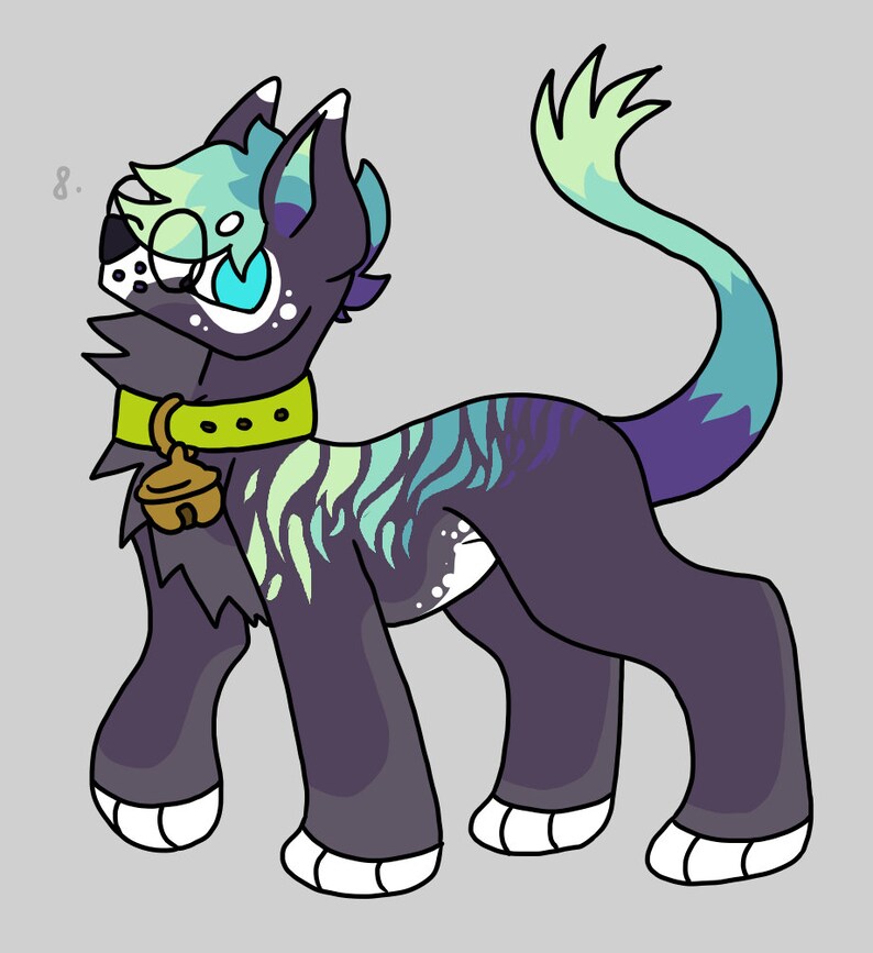 Feral Furry Dog Puppy Pup Wolf Canine Adopt Adoptable OC - Etsy