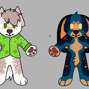 Anthro Feral Furry Dog Puppy Pup Wolf Canine Adopt Adoptable OC Fursona ...