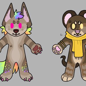 Anthro Feral Furry Dog Puppy Pup Wolf Canine Adopt Adoptable OC Fursona ...