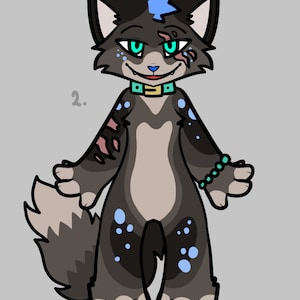 Feral Furry Dog Puppy Pup Wolf Canine Adopt Adoptable OC Fursona Chibi ...