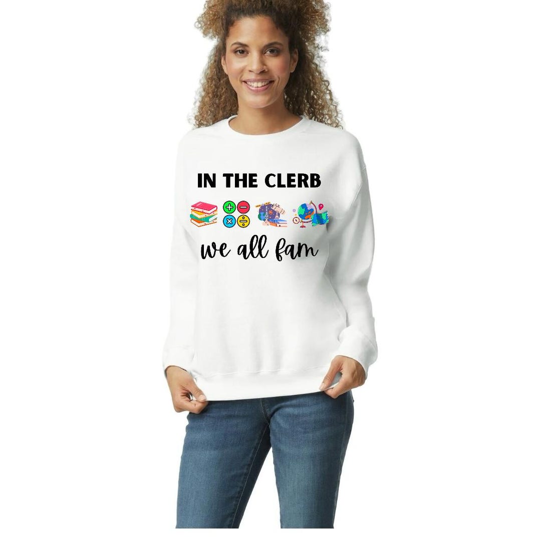 In Da Clerb We All Fam Png, Teacher Png - Etsy