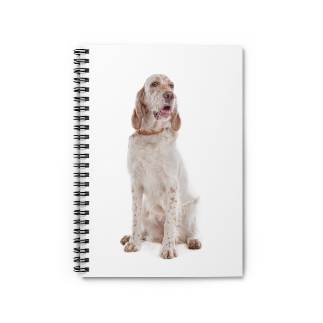 English Setter Notebook English Setter Journal Ruled Line Pages Gift ...