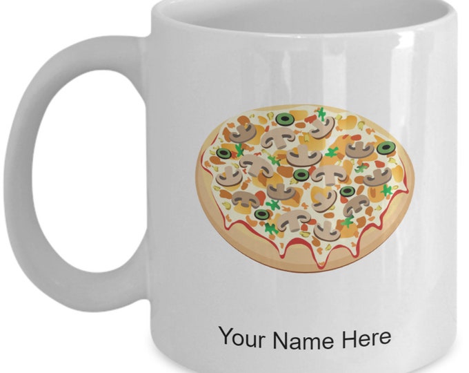 LIMITED SALE Pizza Pun Mug You're A Pizza Work Funny Tea Hot Cocoa ...