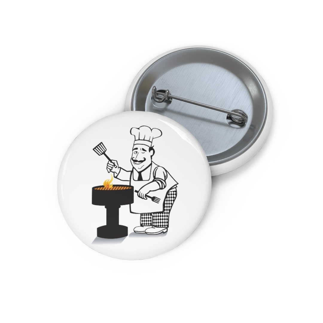 Chief Cook Pin, Chief Cook Button, Button Set, Lapel Pin, Hat Pin ...