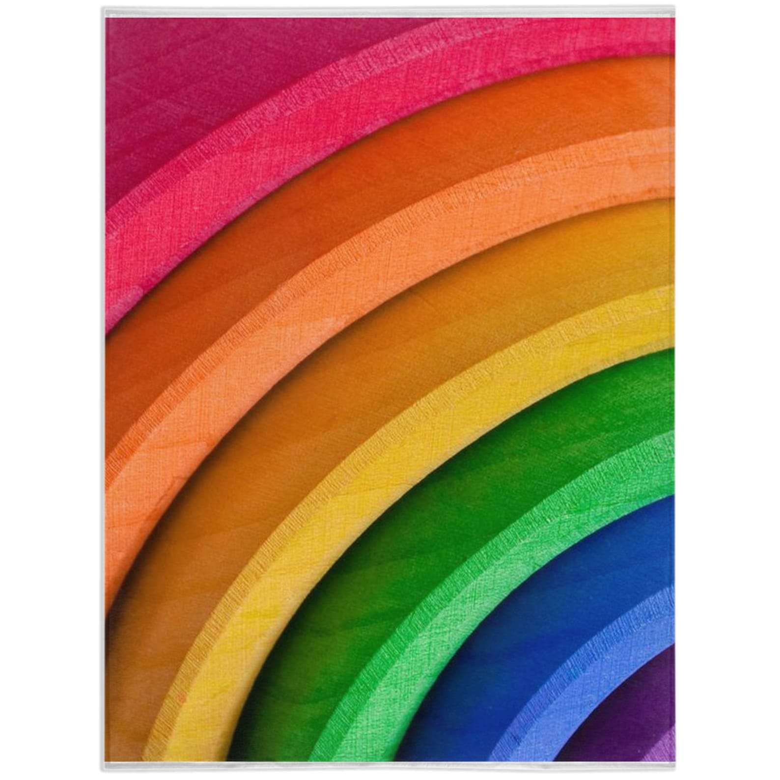 Rainbow Blanket, Rainbow Lover Gift, Fleece Blanket, Gifts ...