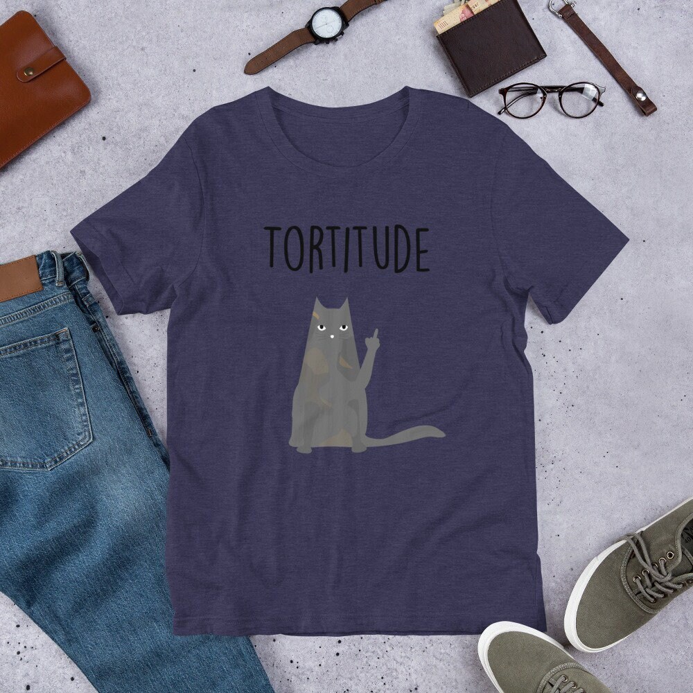 Tortoiseshell Cat Tortitude Shirt,tortoiseshell Cat Tortitude Tee ...