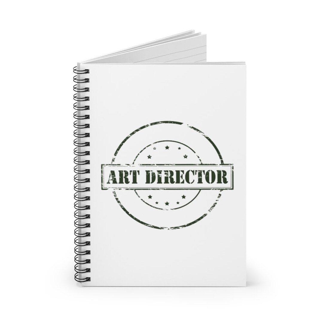 Art Director Notebook Art Director Journal Ruled Line Pages Gift Idea ...