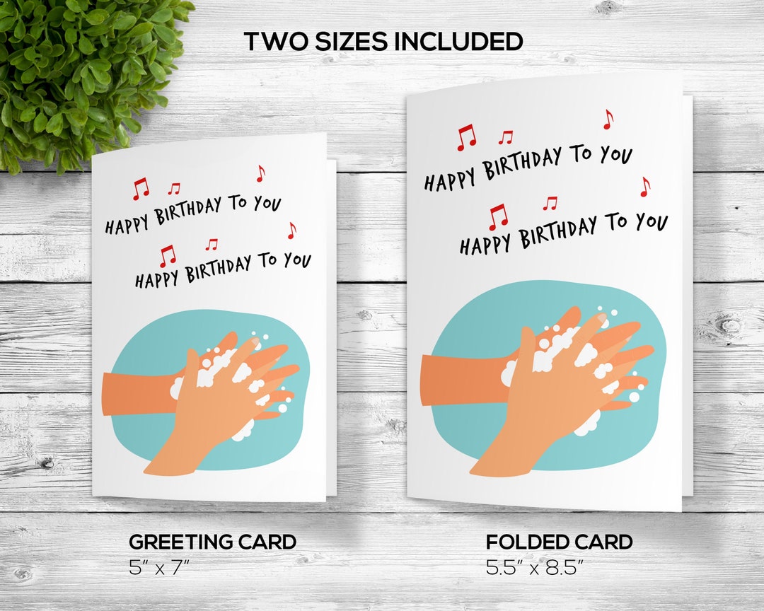 Funny Printable Birthday Card, Quarantine Downloadable Birthday Card ...