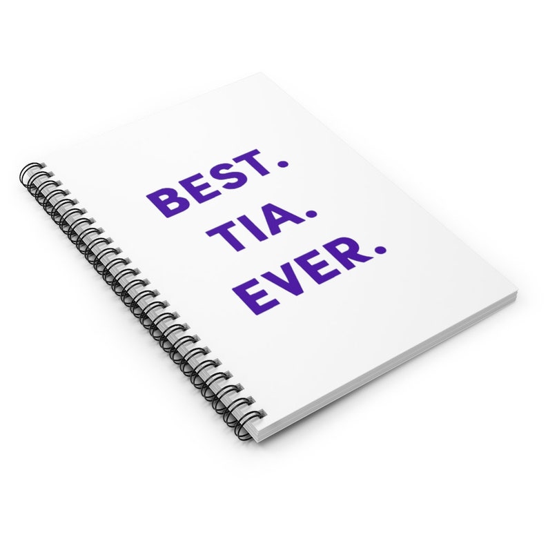 Best Tia Ever Notebook Best Tia Ever Journal Ruled Line - Etsy