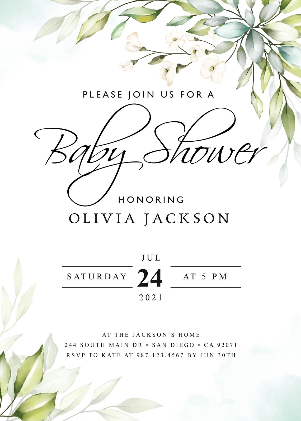 Custom Printable Baby Shower Invitation Card, Quarantine Downloadable ...